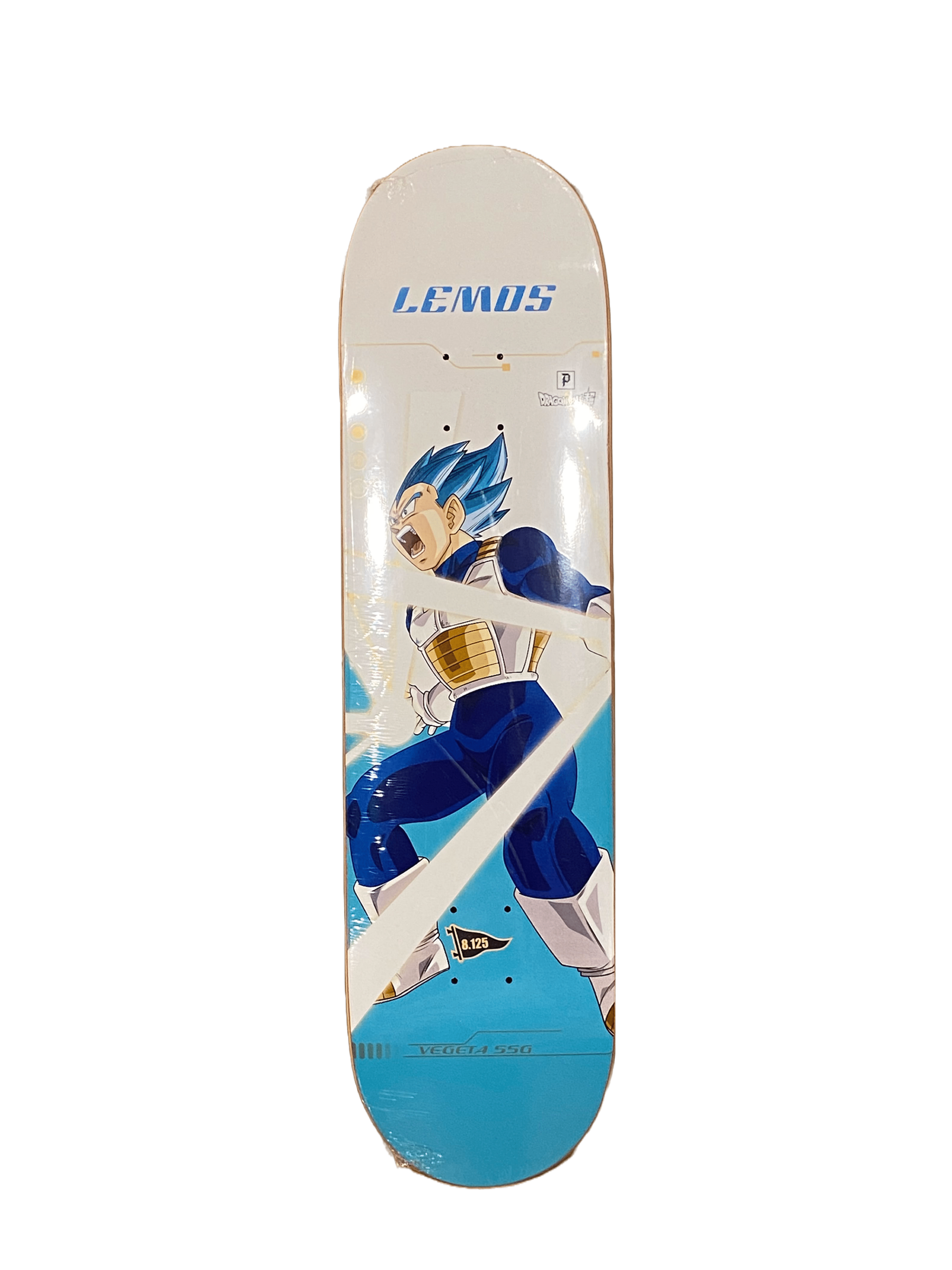 Primitive x Dragon Ball Super Lemos Vegeta 8.12" Skateboard Deck - Thrilz